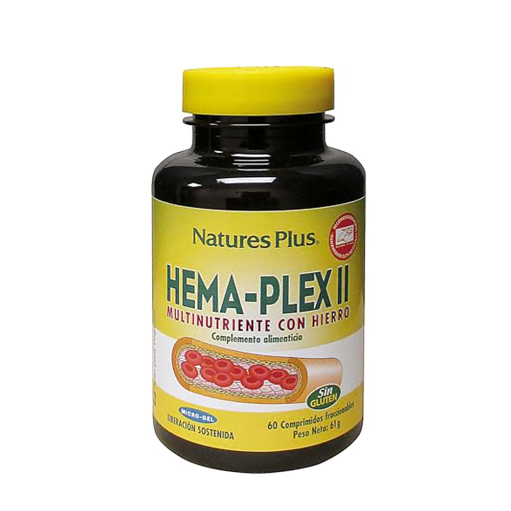 Natures Plus HEMAPLEX-II 60 comprimidos – El rebost de la natura